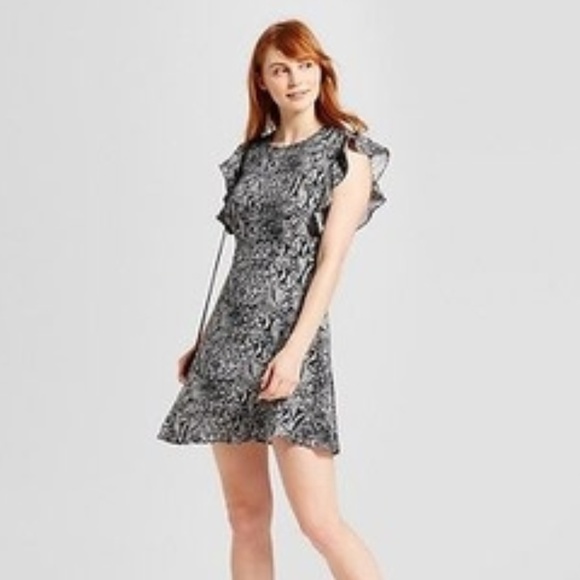Who What Wear | Dresses | Who What Wear Snake Skin Dress Sz M | Poshmark